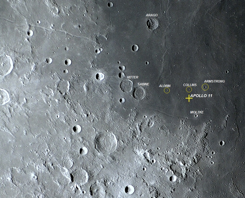 Os locais de alunissagem das missões APOLLO da NASA. | Vaz Tolentino ...